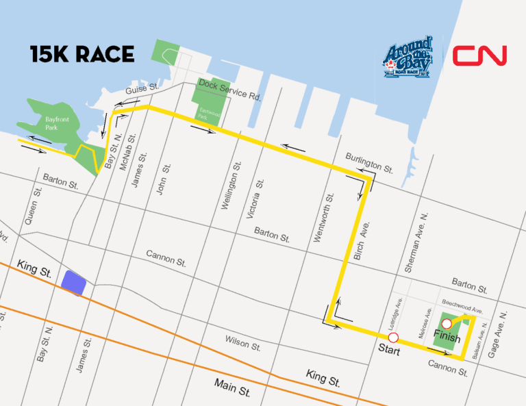 Course and Maps – Around the Bay 30k Road Race